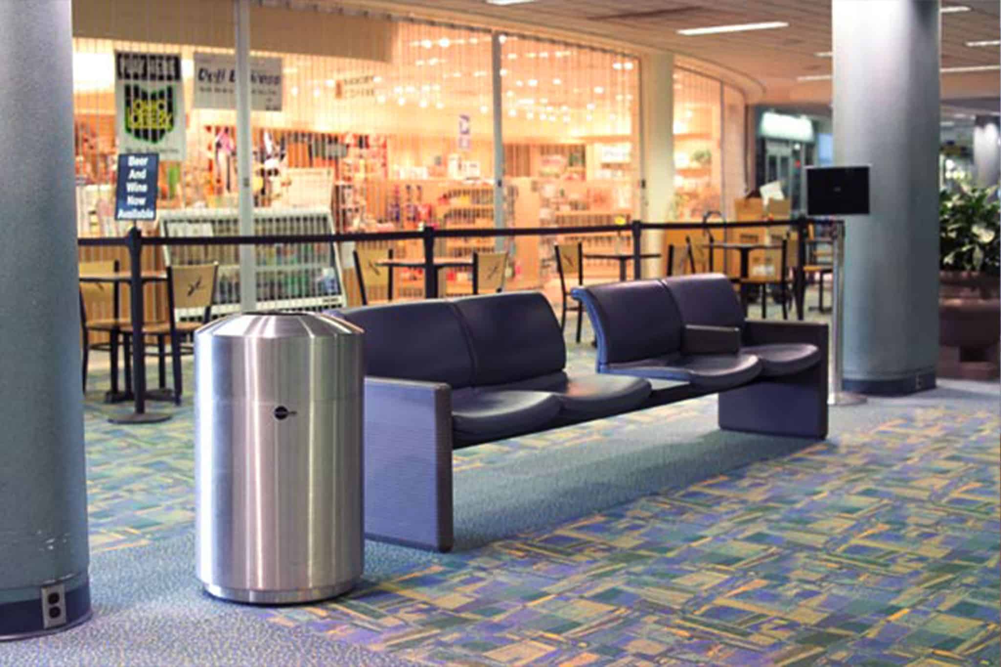 Stainless Steel Trash and Recycling Cans | Commercial Use